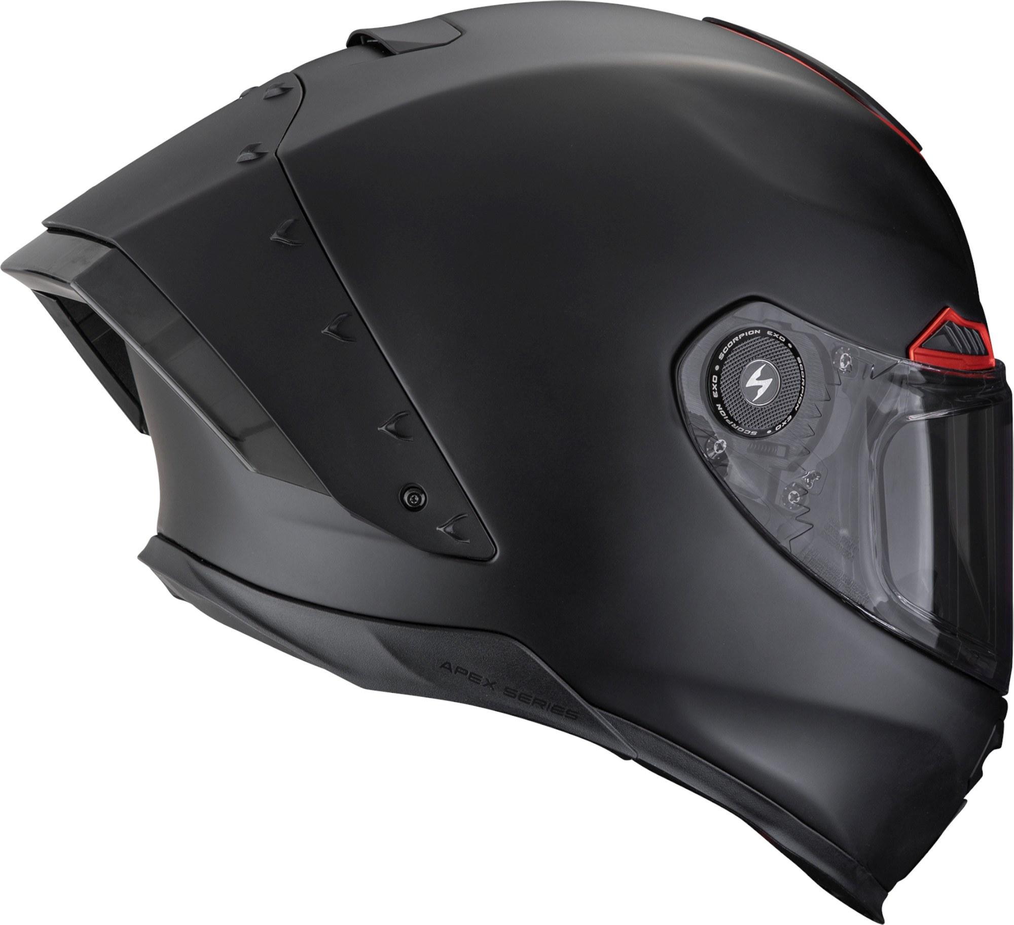 Scorpion EXO-Race Air Helm Mattschwarz-Rot – motoshop46